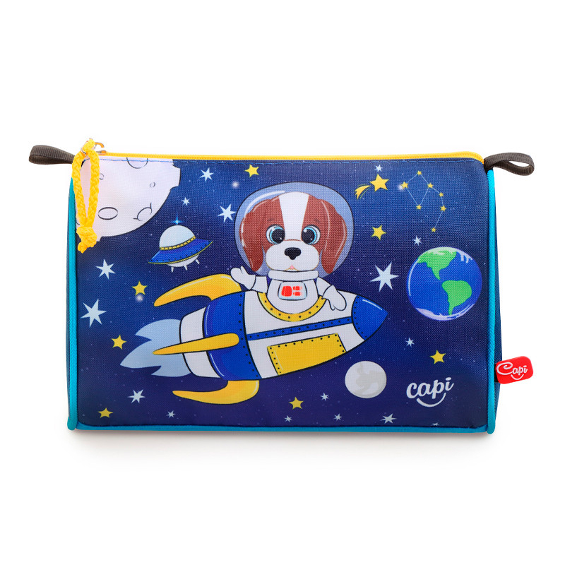 CARTUCHERA TRIANGULAR CAPI KIDS PERRO