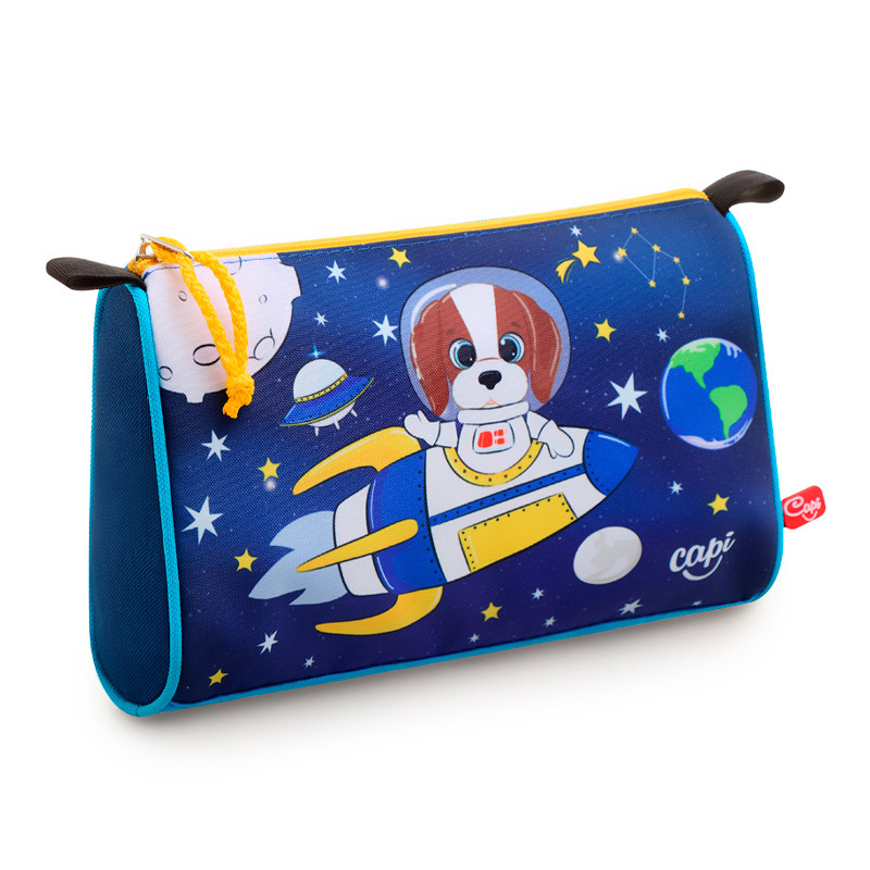 CARTUCHERA TRIANGULAR CAPI KIDS PERRO